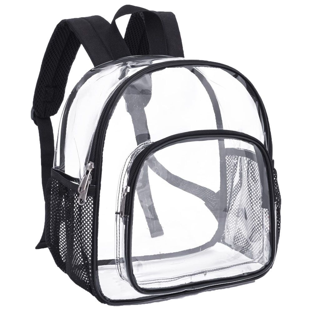 New Transparent PVC Backpack Large Capacity Student Schoolbag Clear ...