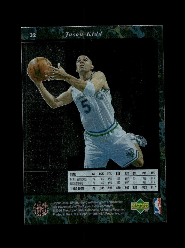 1995 SP Jason Kidd #32 Dallas Mavericks | eBay