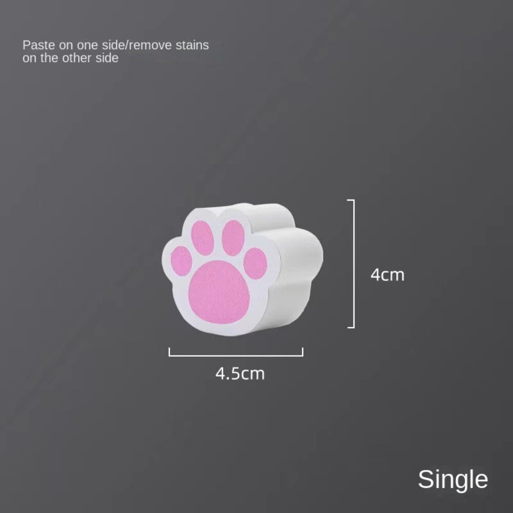 Scrub Sponges Mirror Wipe Cat Claw Shape Sponge Wipe Cleaning Scrubber ...