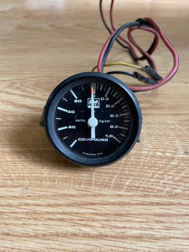 HKS 52mm Boost Turbo Gauge Meter Rare For Skyline Dash Greddy R31 R32 ...