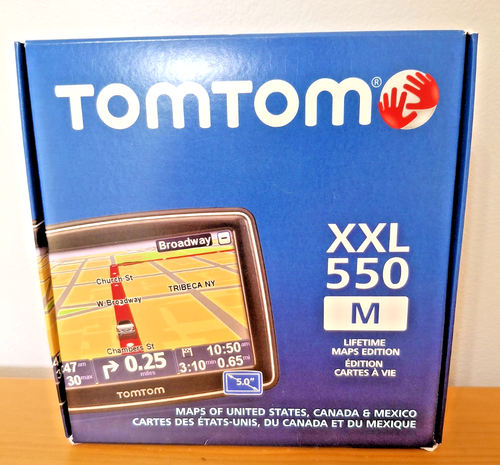 NEW! Unopened, TomTom XXL 550 GPS - US, Puerto Rico, Canada & Mexico Automotive 636926039888| eBay