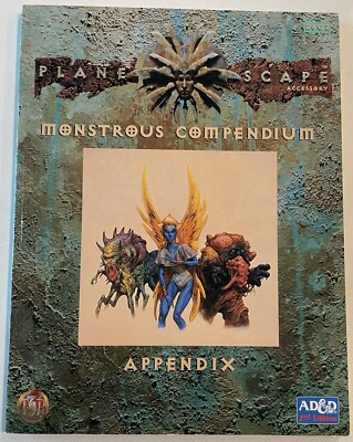 Planescape Monstrous Compendium Appendix 2602 TSR Monster Manual D&D ...
