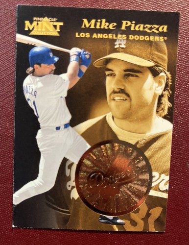 Mike Piazza 1997 Pinnacle Mint Collection Insert Card #7 | eBay