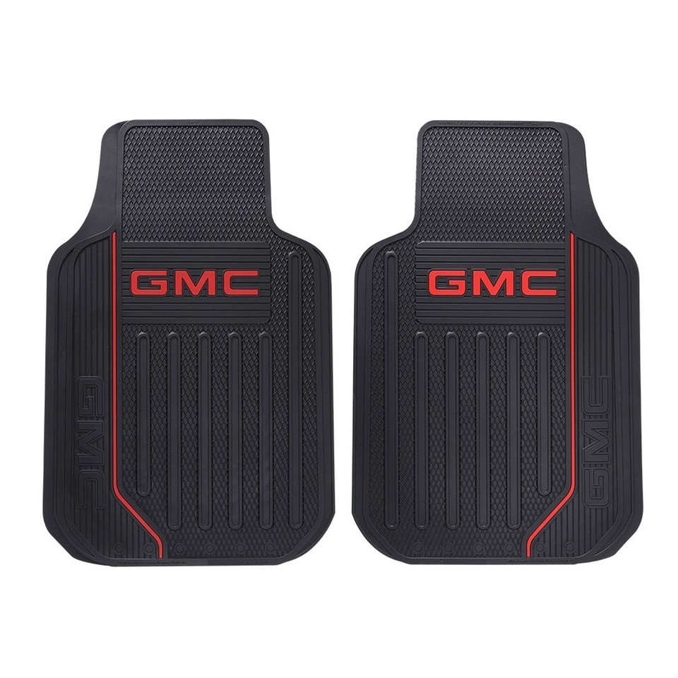 New GMC Elite Logo All Weather Heavy Duty Rubber Front / Back Floor ...