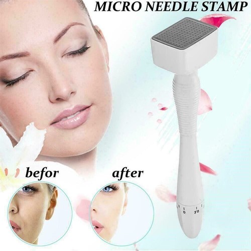 Derma Stamp 140 Pins Adjustable Roller Microneedle Anti-aging 0mm-3mm ...