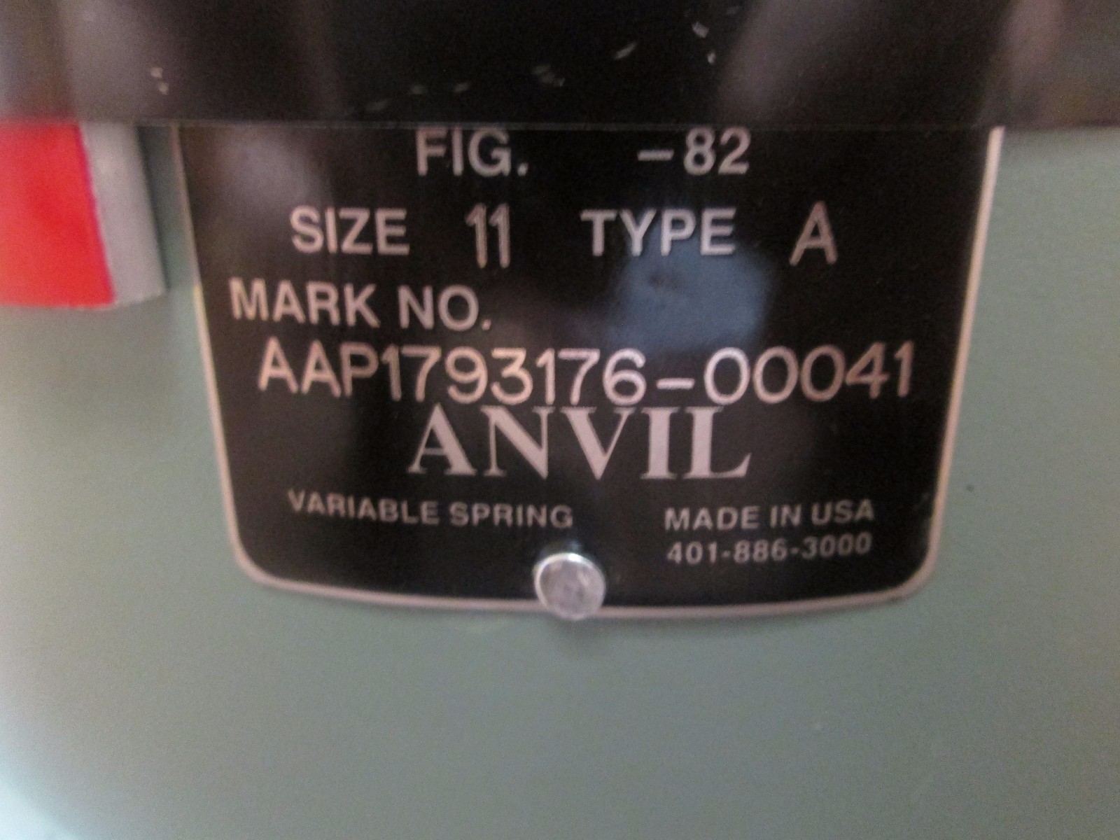 ANVIL VARIABLE SPRING SIZE 11 TYPE A FIG 82 AAP1793176-00041 NEW FREE ...