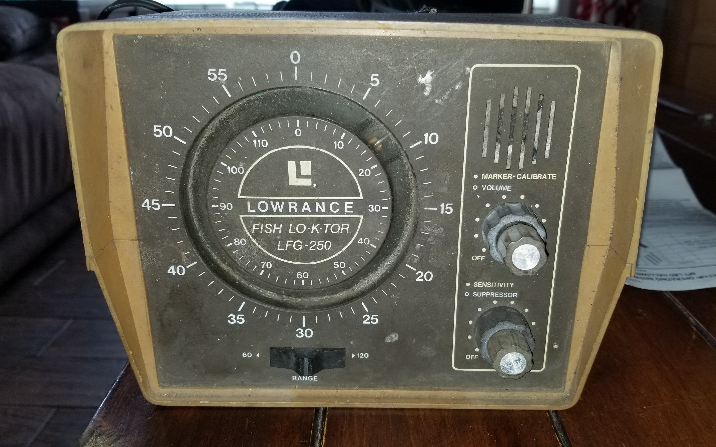 Vintage Lowrance Fish Lo-K-Tor Lokator LFG-250 Finder | eBay