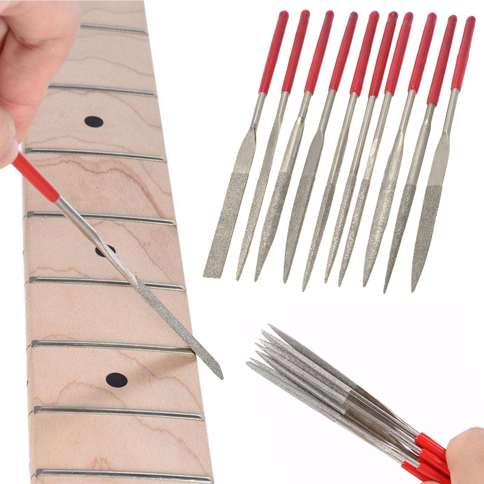 Professional Guitar Nut Slotting File Kit Saw Rods Slot Filing Set ...