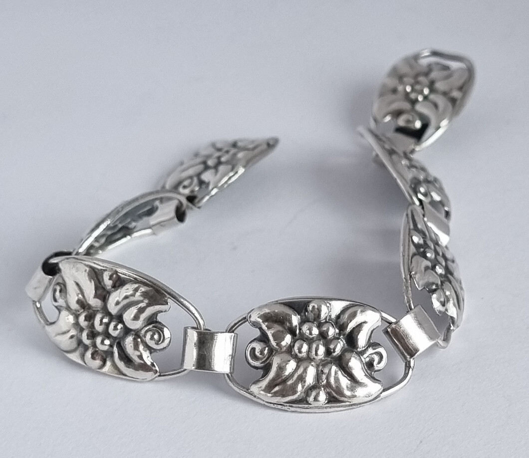 Danish 1930's Ove Klarskov Silver 830s Handmade Moder… - Gem