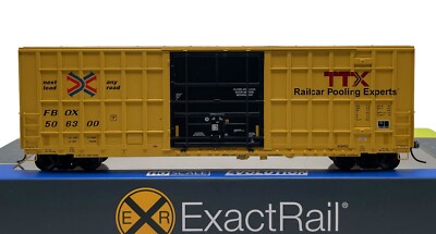 HO EXACTRAIL EE-1411-9 TRINITY 6275 BOX CAR TTX FBOX 506300 EXCLUSIVE ...