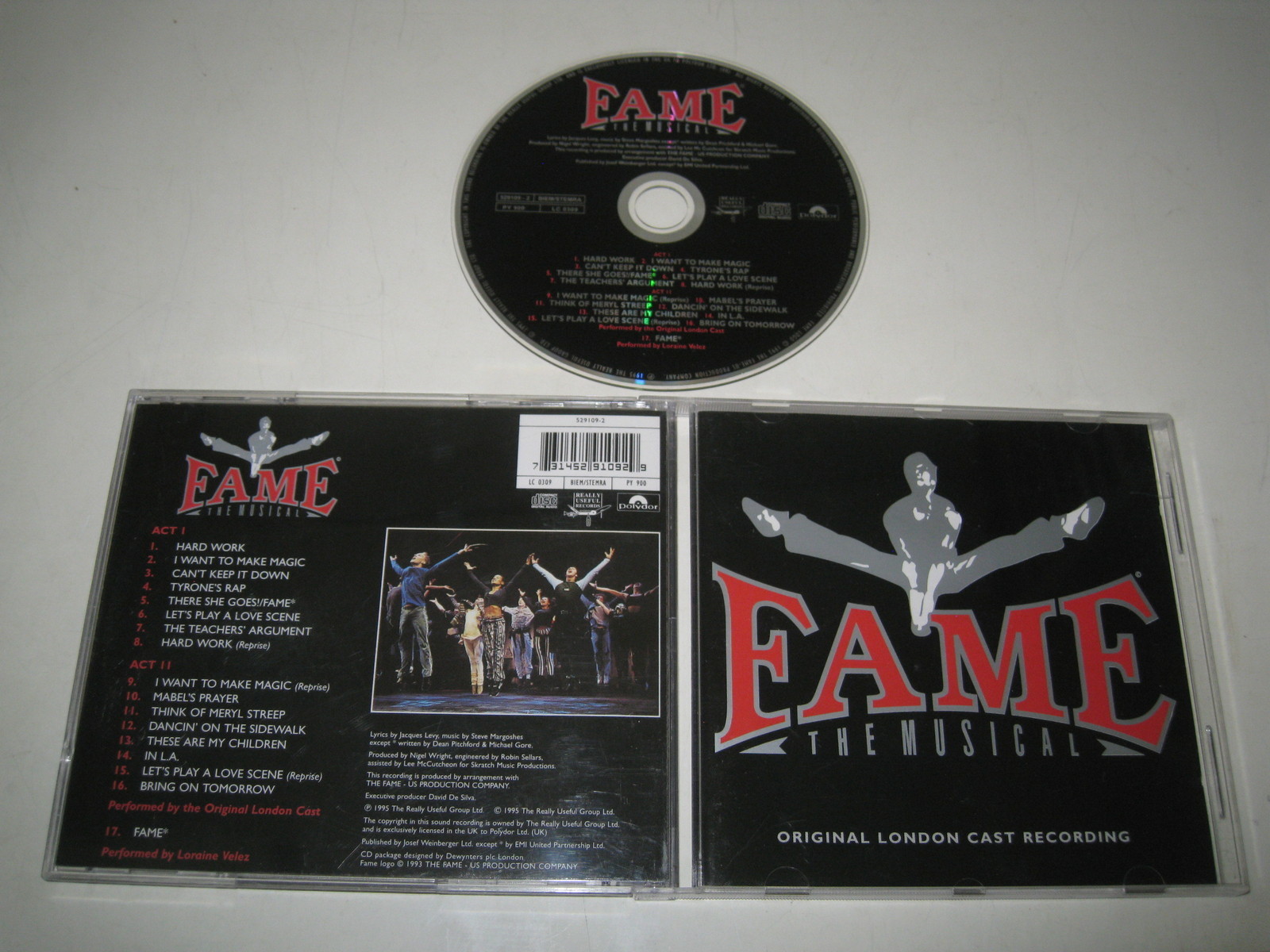 ALAN PARKER/FAME(POLYDOR/529109-2)CD ALBUM | eBay