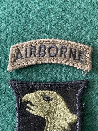 US Army 101st AIRBORNE Division Eagle Patch w/ Tab - Subdued - Military ...