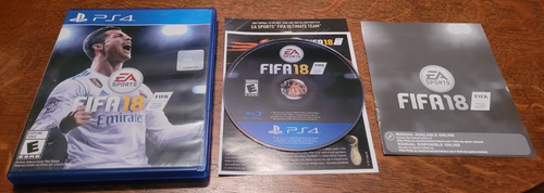 FIFA 18 Sony PlayStation 4 COMPLETE Soccer Game Sports CIB Cristiano ...