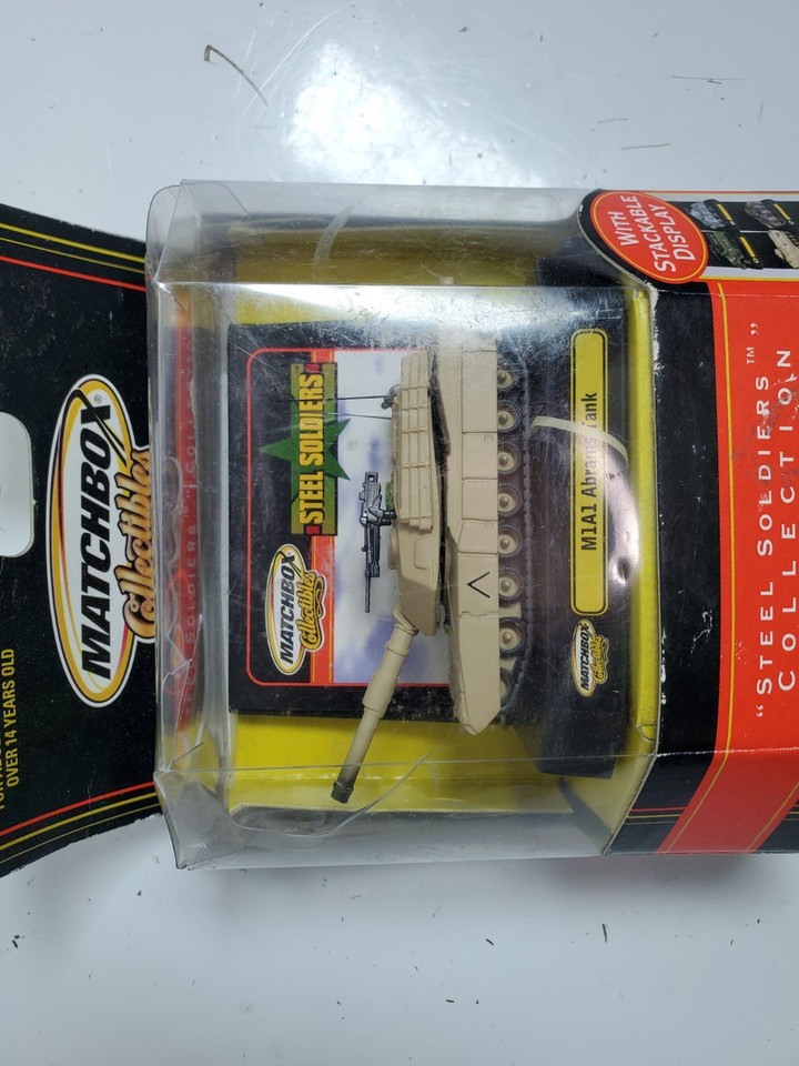 NEW Matchbox Collectibles Steel Soldiers M1A1 Abrams Tank - Damaged ...