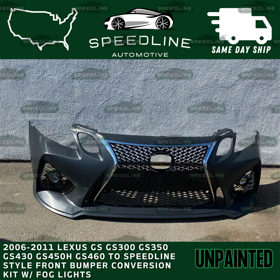 2006-2011 LEXUS GS GS350 GS430 GS450h GS460 Facelift Front Bumper ...