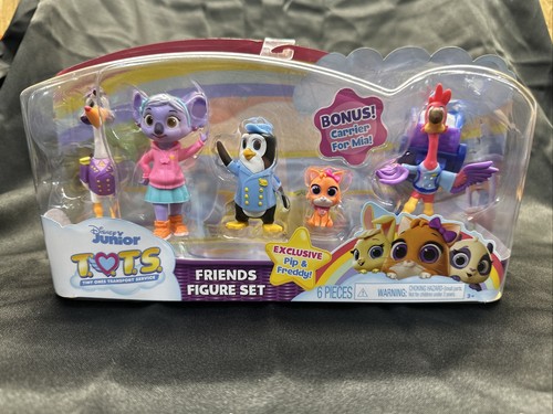 Disney Junior T.o.t.s. Tots 5 Friends Figure Set Freddy Pip KC Mia ...