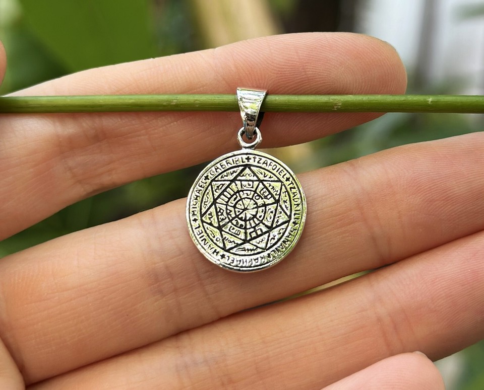 Archangels Seal 925 STERLING SILVER Pendant Judaism Occult Esoteric ...