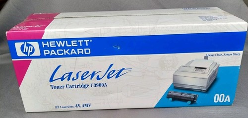 HP C3900A 00A Black Toner Cartridge Laserjet Print Series 4V 4MV New ...