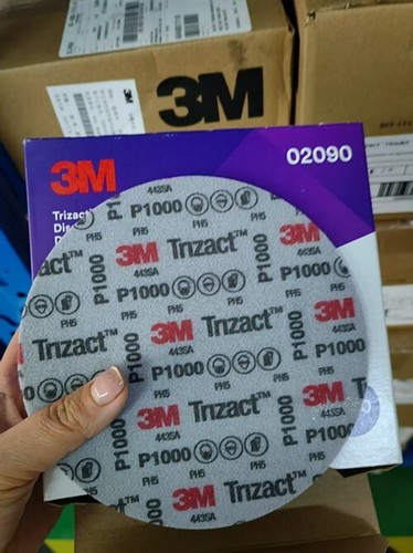 15Pcs/Box For 3M 02090 Trizact Hookit 6 Inch P1000 Grit Foam Disc ...