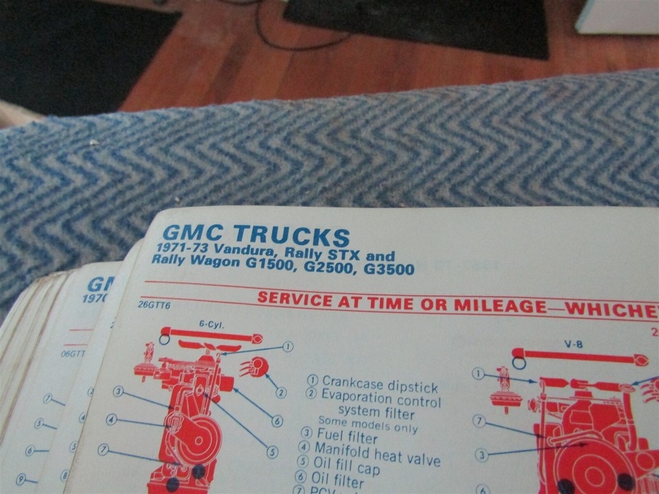 1971 - 1973 GMC VANDURA RALLY STX RALLY WAGON G1500 SERVICE ...