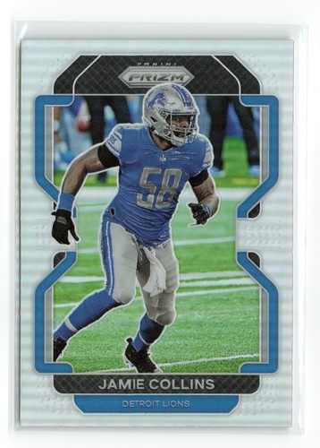 JAMIE COLLINS #152 2021 PANINI PRIZM LIONS SILVER READ | eBay