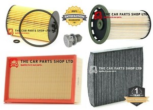 FITS VW GOLF GT TDI 2.0 BLUEMOTION MK7 FULL SERVICE FILTERS KIT FULL ...