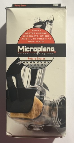 NEW Microplane Cheese Grater Hand Held Rotary Professional Culinary ...