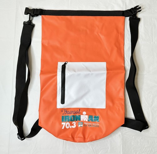 Trainual IRONMAN 70.3 INDIANA WELLS LA QUINTA TRIATHLON BACKPACK BAG Orange | eBay