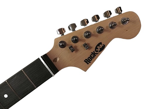 ROCK JAM ELECTRIC GUITAR STRAT NECK LOADED WITH TUNING PEGS RJ1 | eBay