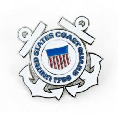 US Coast Guard Military Lapel Pin Official Logo by Aminco USA | eBay