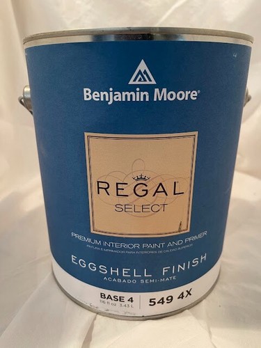 GALLON OF BENJAMIN MOORE REGAL SELECT EGGSHELL FINISH COLOR MIDNIGHT ...
