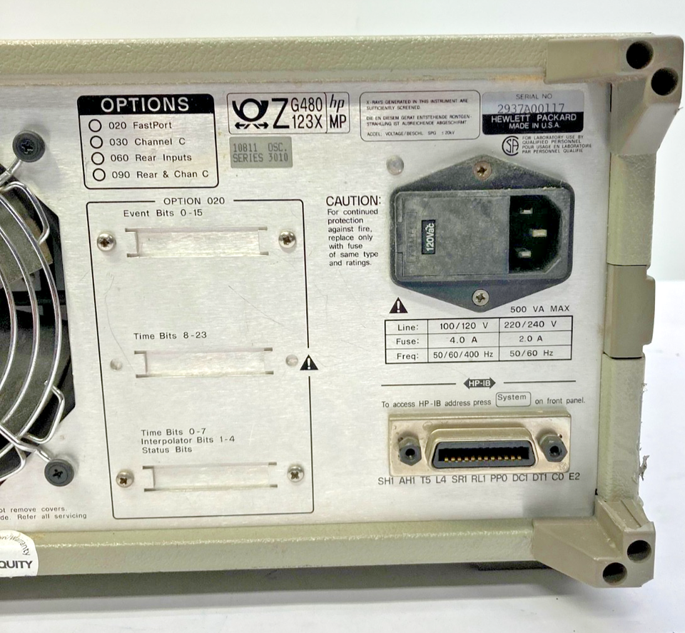 HP Agilent 5372A Frequency and Time Interval Analyzer | eBay