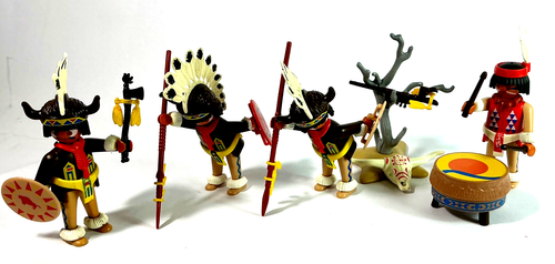 Playmobil 3732 Native American Buffalo Dancers COMPLETE | eBay
