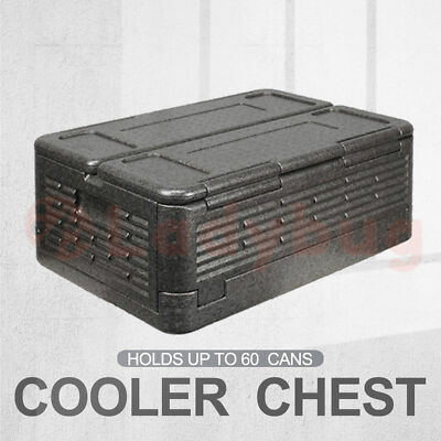 The Insulated Collapsible Folding Cooler Esky CHILL Chest COLD HOT ICE ...