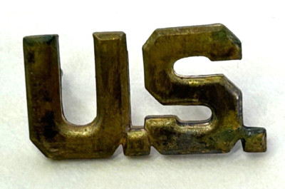 WWII US Army "US" Collar Pin | eBay