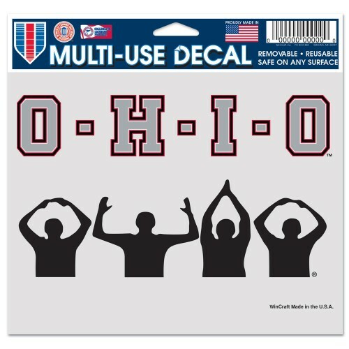 OHIO STATE BUCKEYES MULTI-USE DECAL 5"X6" PERFECT FOR WINDOWS NCAA ...
