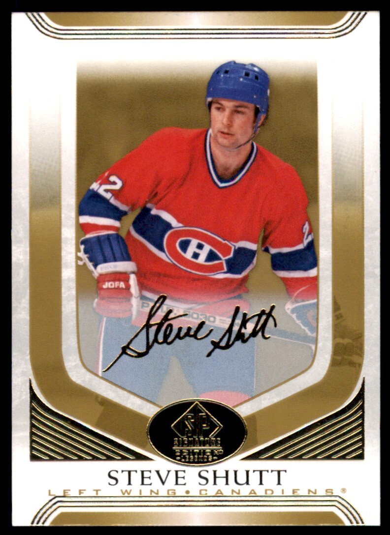 2020-21 SP Signature Edition Legends Gold Foil #165 Steve Shutt ...