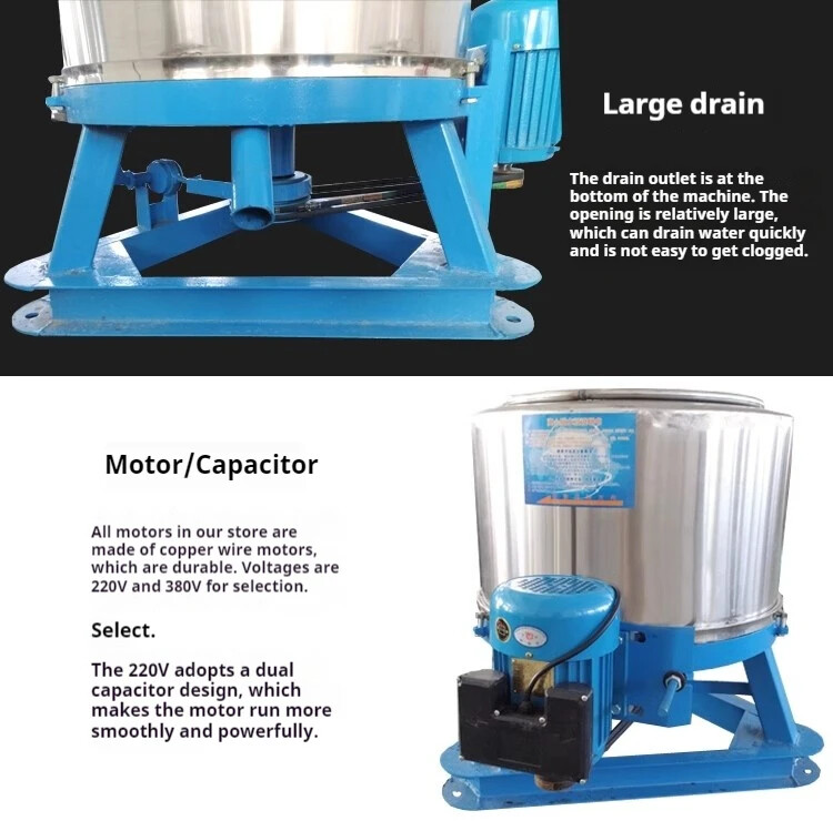 Stainless Steel Dumping Drum Single Dumping Industrial Centrifuge ...