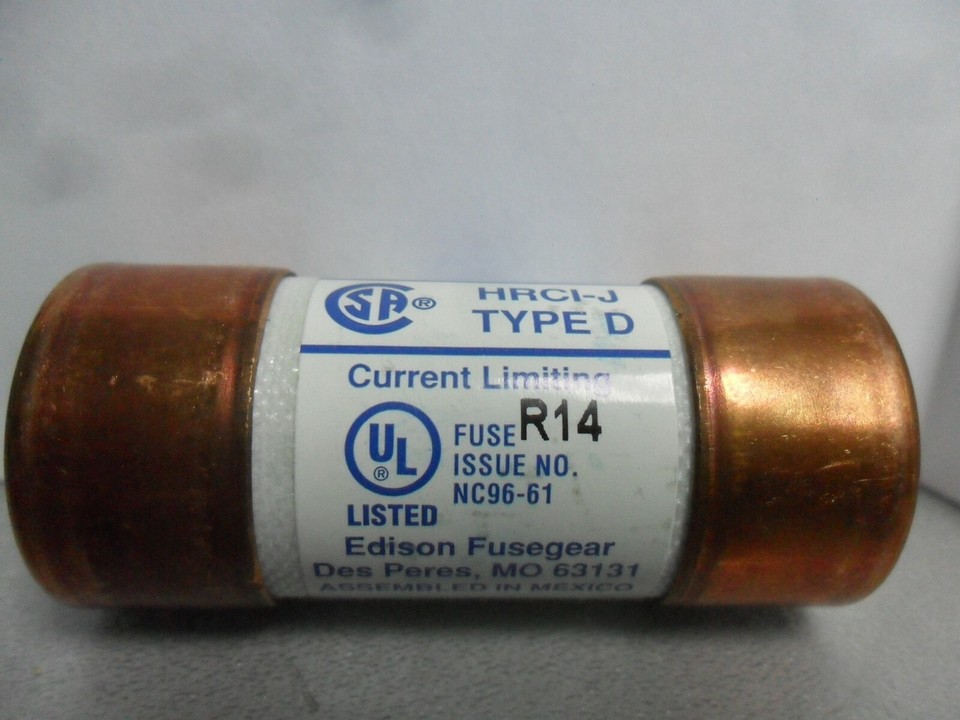 New JDL 50 Edison Fuse Class J Time Delay LPJ 50SP | eBay