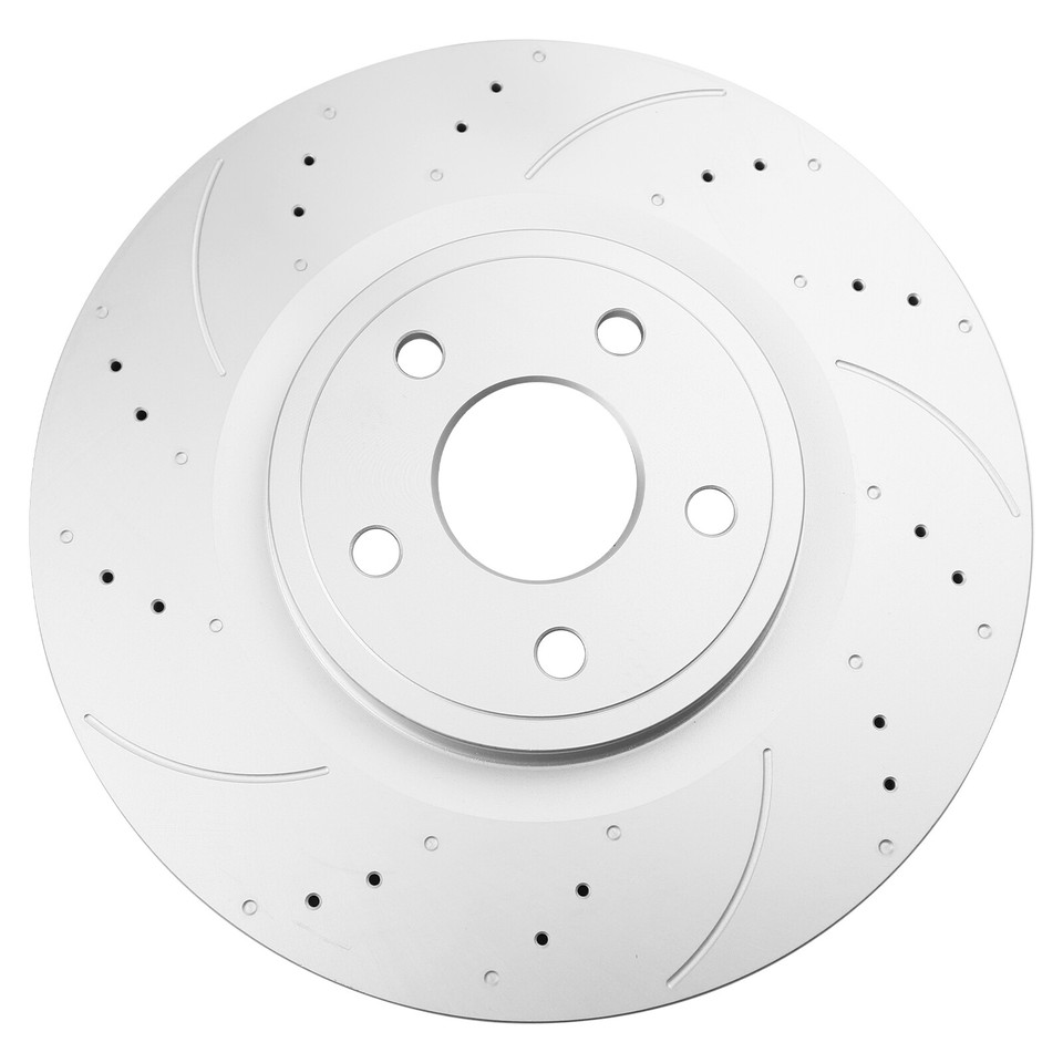 380mm Front Drilled Brake Rotors + Pads for Dodge Durango Jeep Grand ...