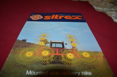 Sitrex Mounted Side Delivery Rake Dealer's Brochure AMIL15 | eBay