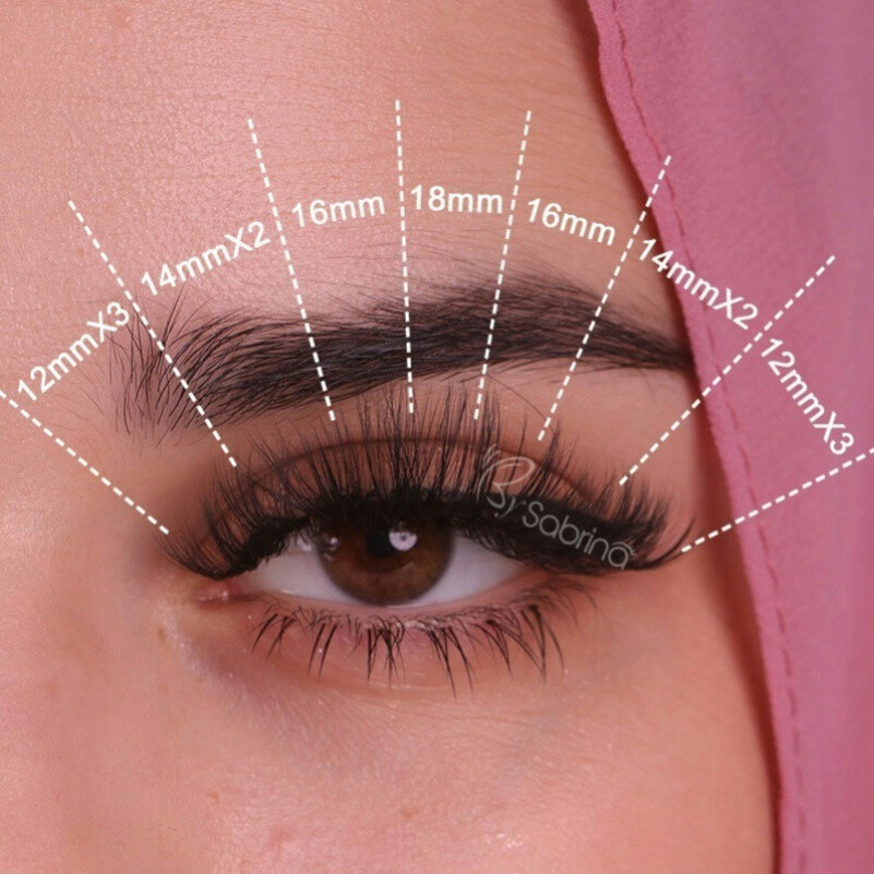 30D DIY Cluster Lashes Eyelash Extension D Curl Long Individual Lashes ...