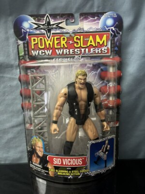 VINTAGE Toy Biz Power Slam WCW Wrestlers Psycho SID VICIOUS Action Figure 2000 | eBay