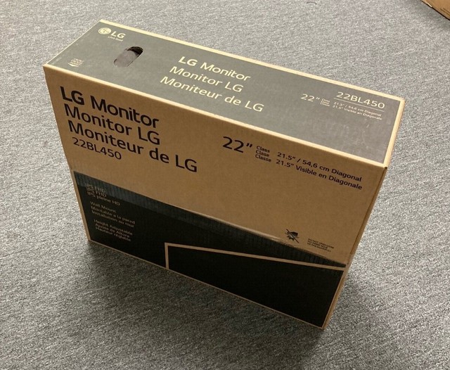 LG 22bl450y-b Bl450y Series Full HD IPS Desktop Monitor LCD 22in LED ...