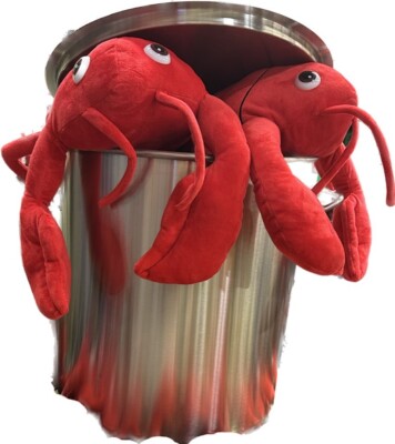 18" HUGE RED Mardi Gras Stuffed Easter Crawfish boil lobster seafood ...