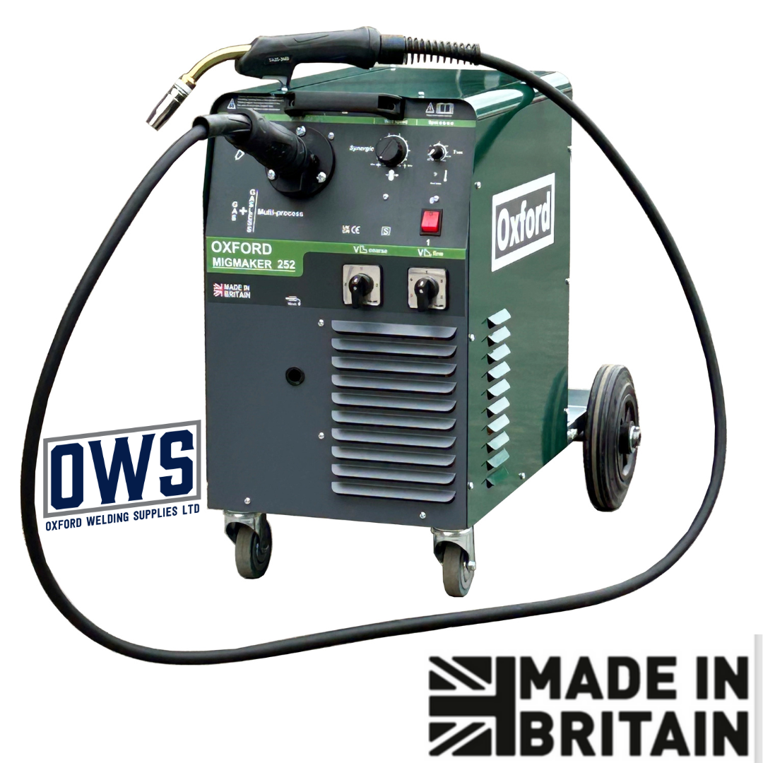 Oxford MIGMAKER 182 180Amp Transformer MIG Welding Machine – BRITISH ...