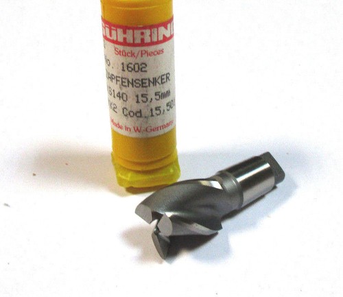 GÜHRING Zapfensenker Flachsenker HSS Ø15,5 M5 Z=3 KS140 KK2 Neu H49418 ...