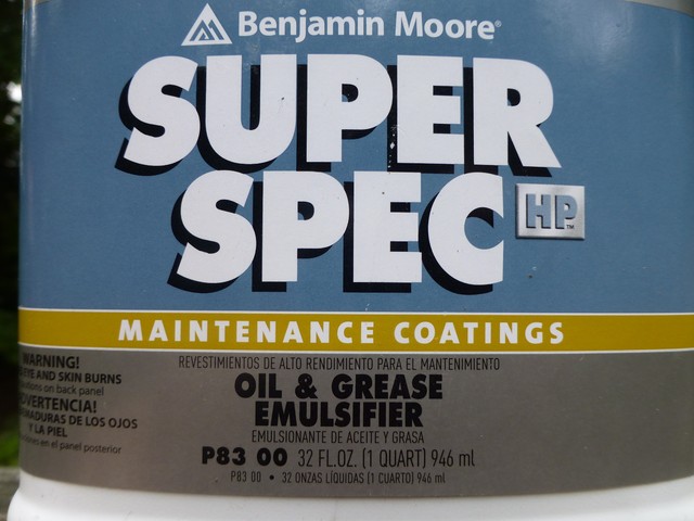 Benjamin Moore Super Spec HP Oil and Grease Emulsifier P83 32 oz. for ...