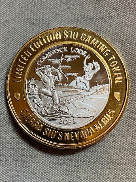 Sierra Sid's, Sparks, NV, $10 Silver Strike .999 Gaming Token 2005 ...