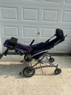 Convaid Rodeo 16" Folding Tilt Recline Wheelchair Stroller Special ...